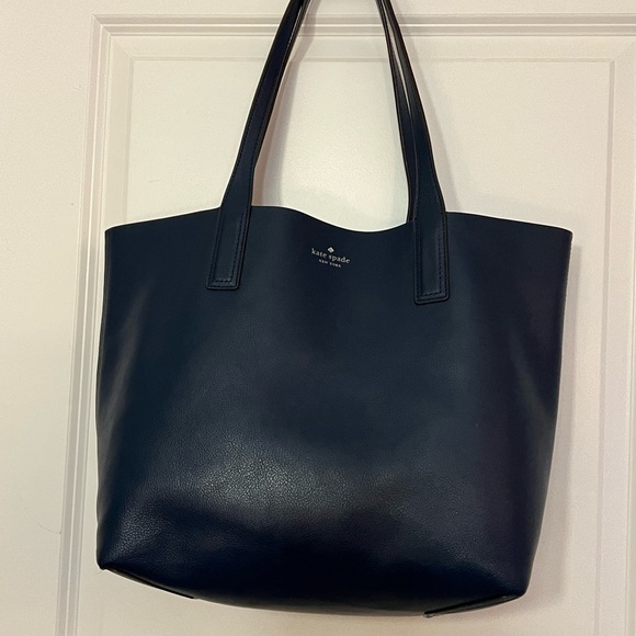 kate spade | Bags | Kate Spade Large Reversible Leather Tote Double ...